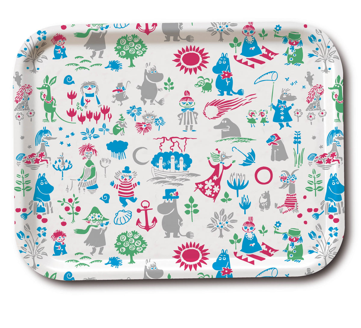 Tray 43×33 Moomin Pattern Design – sofopopup